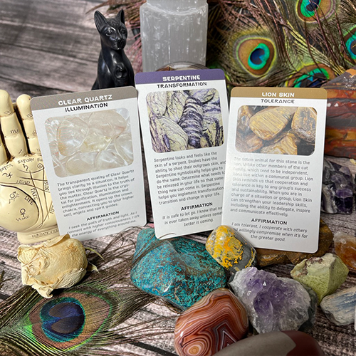 Crystal Message Cards - Dragonfly Art and Soul Metaphysical Shop